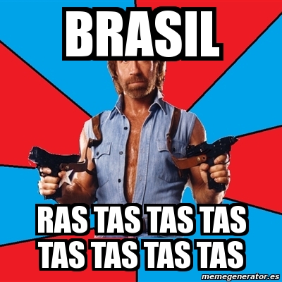 Meme Chuck Norris - brasil ras tas tas tas tas tas tas tas - 11598555