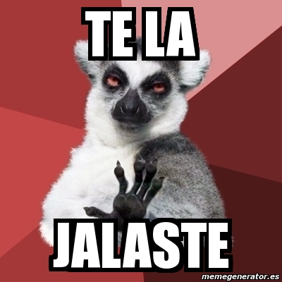 Meme Chill Out Lemur - te la jalaste - 12008503