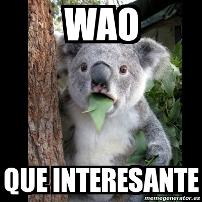 Meme Koala - wao que interesante - 12197073