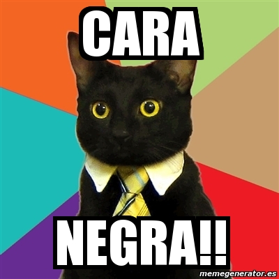 Meme Business Cat - cara negra!! - 12290577