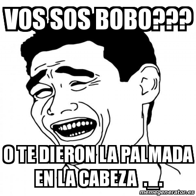 Meme Yao Ming 2 - vos sos bobo??? o te dieron la palmada en la cabeza ...