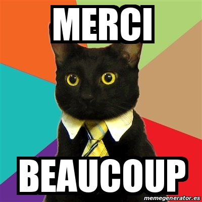 Meme Business Cat - MERCI BEAUCOUP - 13162478