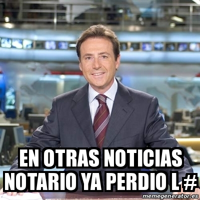 Meme Matias Prats - en otras noticias notario ya perdio l # - 13319219