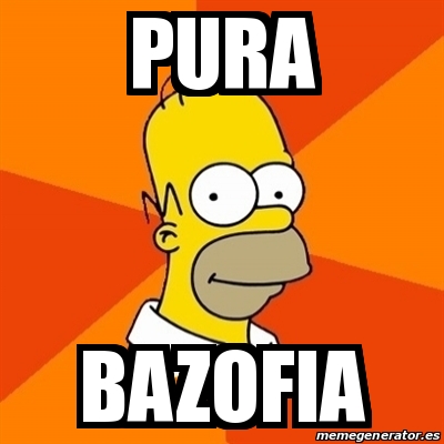 Meme Homer - pura bazofia - 13599345