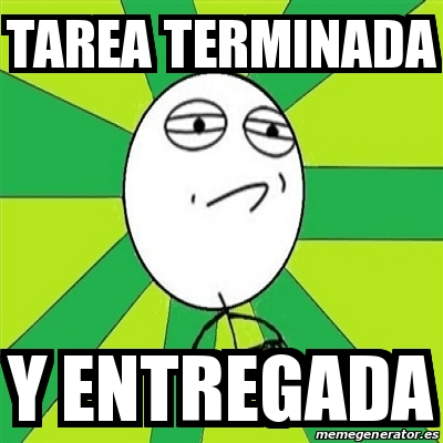 Meme Challenge Accepted - tarea terminada y entregada - 14119521