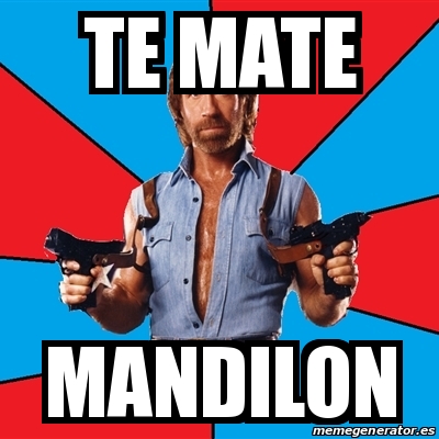 Meme Chuck Norris - te mate mandilon - 14187252