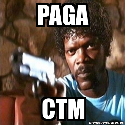 Meme Pulp Fiction - PAGA CTM - 14271484