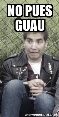 Meme Personalizado - NO PUES GUAU - 14045279