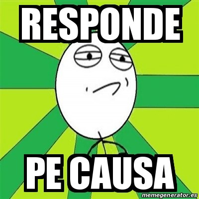 Meme Challenge Accepted - responde pe causa - 14503264