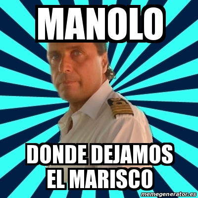 Meme Francesco Schettino - ManOlo Donde dejamos el marisco - 14565786