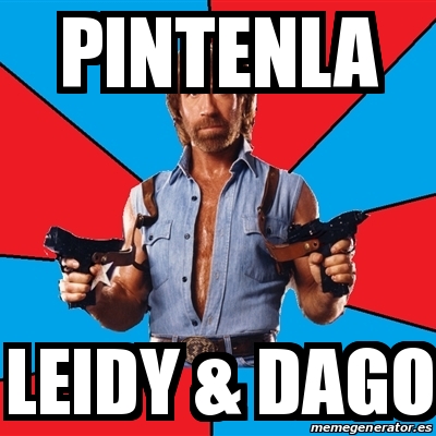 Meme Chuck Norris - pintenla leidy & dago - 14598847