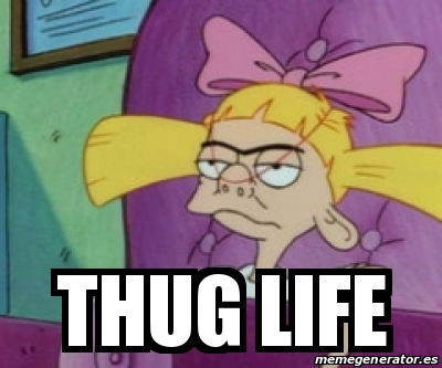 Meme Personalizado - thug life - 14613953