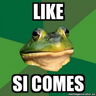 Meme Foul Bachelor Frog - LIKE SI COMES - 14651210