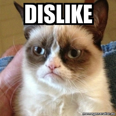 Meme Grumpy Cat - DISLIKE - 14753941
