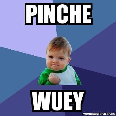 Meme Bebe Exitoso - pinche wuey - 14770485