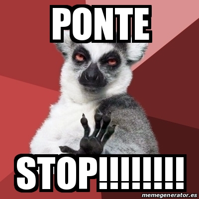 Meme Chill Out Lemur - ponte stop!!!!!!!! - 15680945