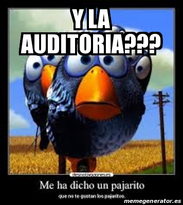Meme Personalizado - y la auditoria??? - 15091153