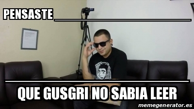 Meme Personalizado - pensaste ...