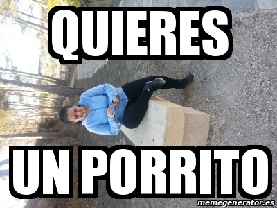 Meme Personalizado - quieres un porrito - 16242837