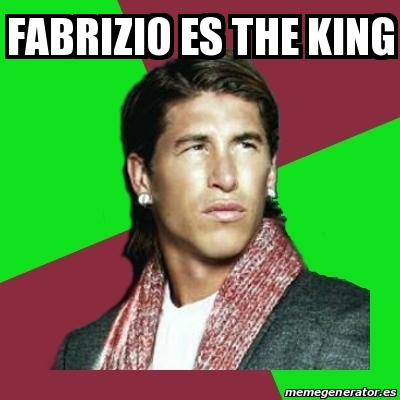 Meme Sergio Ramos - fABRIZIO ES THE KING - 16275659