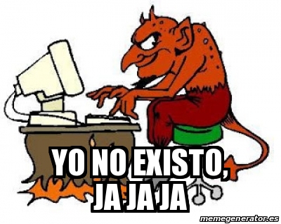 Meme Personalizado - YO NO EXISTO, JA JA JA - 16292830