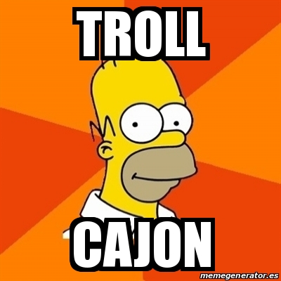 Meme Homer - troll cajon - 16331484