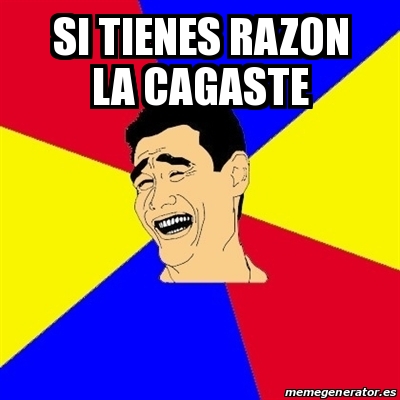 Meme Yao Ming - si tienes razon la cagaste - 16343315