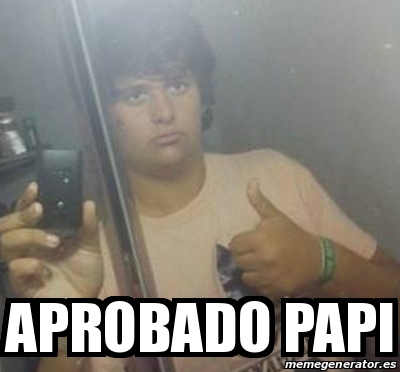 Meme Personalizado - Aprobado papi - 16416754