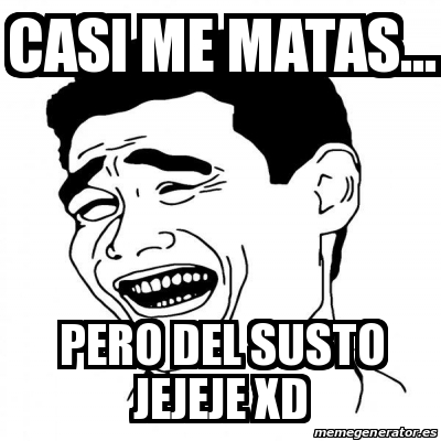 Meme Yao Ming 2 - casi me matas... pero del susto jejeje XD - 16447118