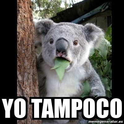 Meme Koala - yo tampoco - 16471579