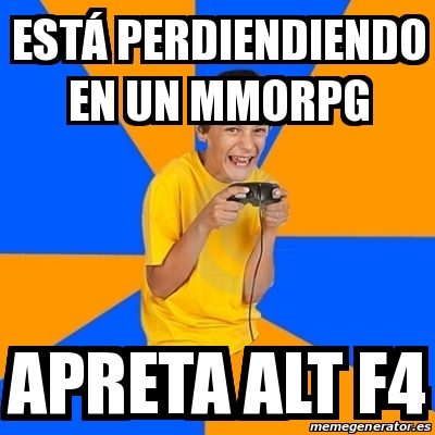 Meme Annoying Gamer Kid - estÃ¡ perdiendiendo en un mmorpg apreta alt ...