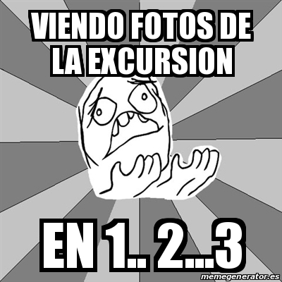 Meme Whyyy - VIendo fotos de la excursion en 1.. 2...3 - 16508728