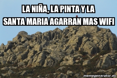 Meme Personalizado - La niÃ±a, la pinta y la santa maria agarran mas ...