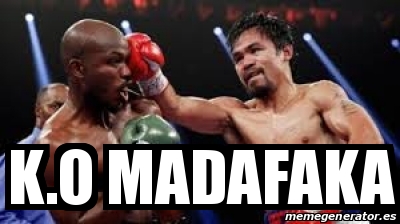 Meme Personalizado - k.o madafaka - 16592420