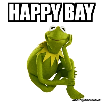 Meme Kermit the frog - happy bay - 16684038