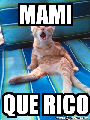 Meme Personalizado - Mami que rico - 16708341