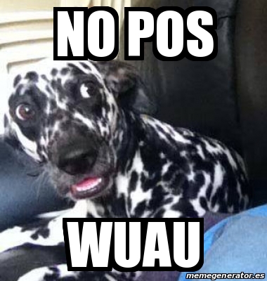 Meme Personalizado - NO POS WUAU - 16746650