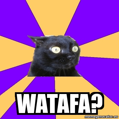 Meme Anxiety Cat - Watafa? - 16800460