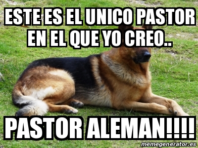 Meme Personalizado - Este es el unico pastor en el que yo creo.. PASTOR ...