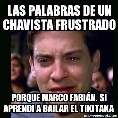 Meme crying peter parker - Las palabras de un chavista frustrado Porque ...
