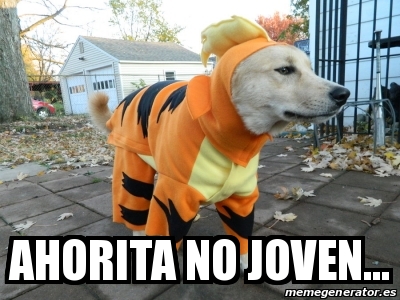 Meme Personalizado - ahorita no joven... - 16981982