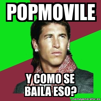 Meme Sergio Ramos - POPMOVILE y como se baila eso? - 16999742