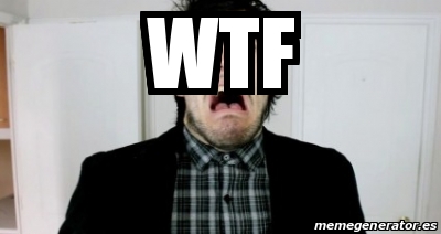 Meme Personalizado - WTF - 17204683