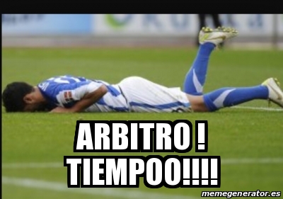 Meme Personalizado - Arbitro ! Tiempoo!!!! - 17275950