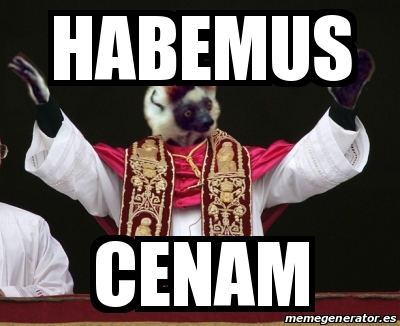 Meme Personalizado - Habemus Cenam - 17294272