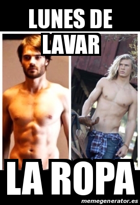 Meme Personalizado - Lunes de lavar La ropa - 17297132