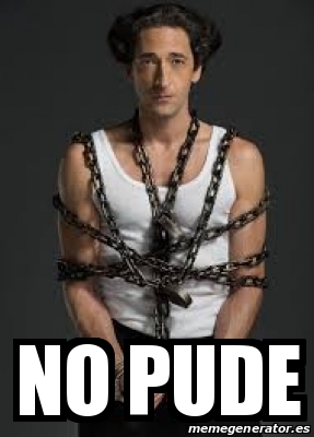 Meme Personalizado - no pude - 17050107