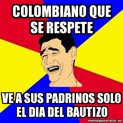 Meme Yao Ming - Colombiano que se respete Ve a sus padrinos solo el dia ...