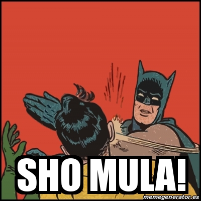 Meme Batman slaps Robin - sho mula! - 17710854