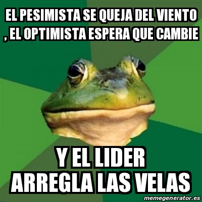 Meme Foul Bachelor Frog - el pesimista se queja del viento , el ...